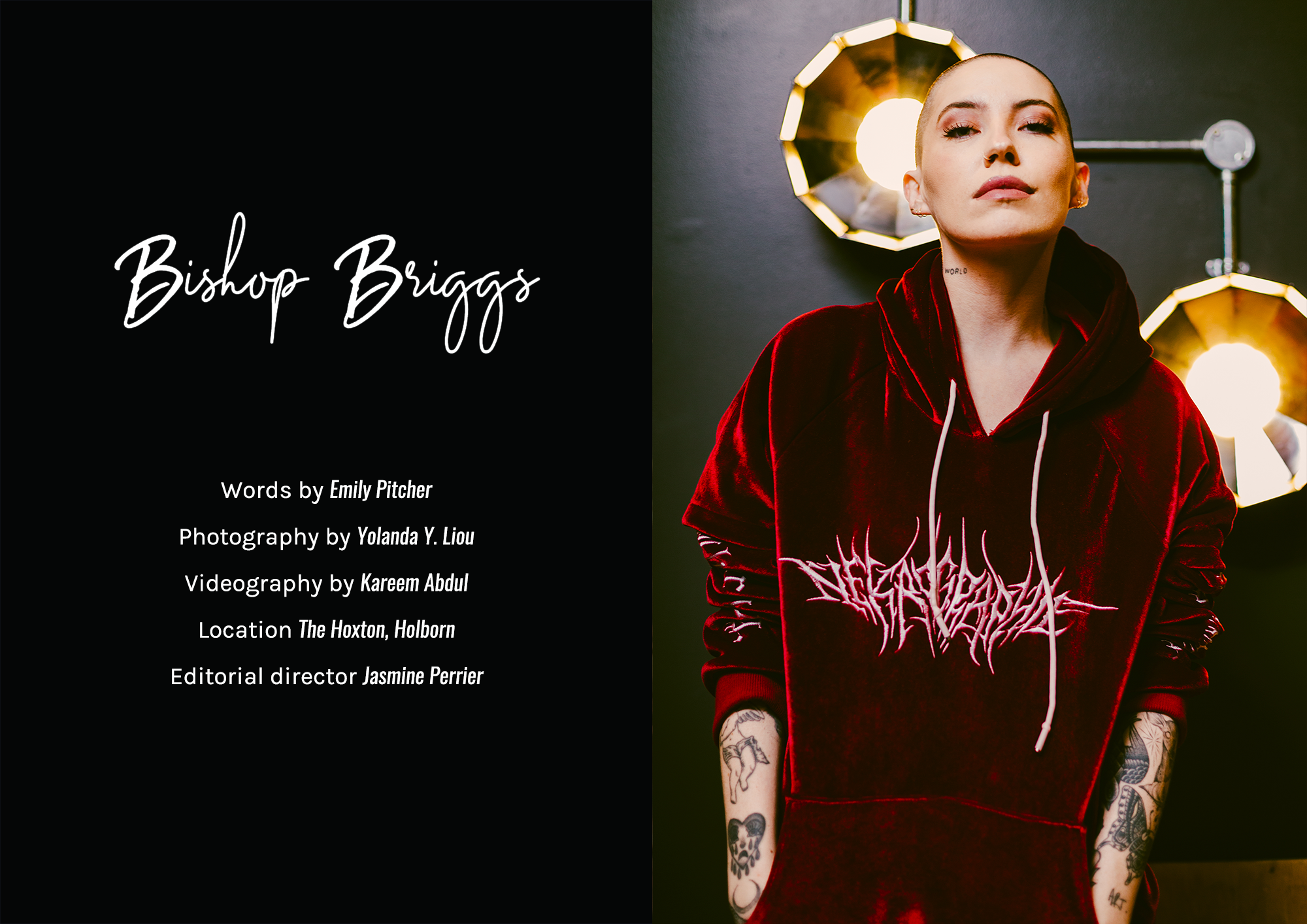 Enter the world of Bishop Briggs: one of hurt, loss, and revival ...