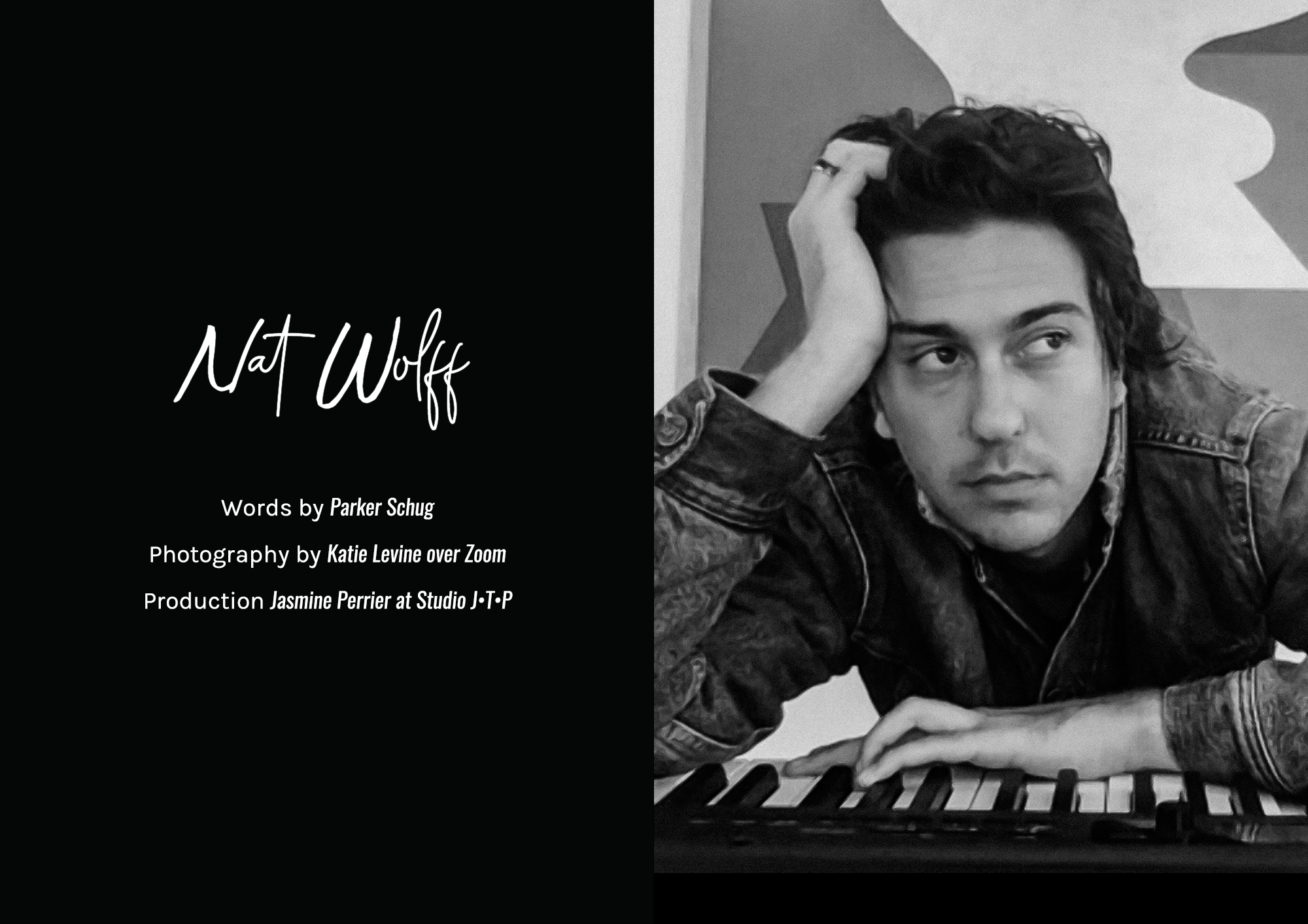 Inside the creative world of Nat Wolff – GRUMPY MAGAZINE
