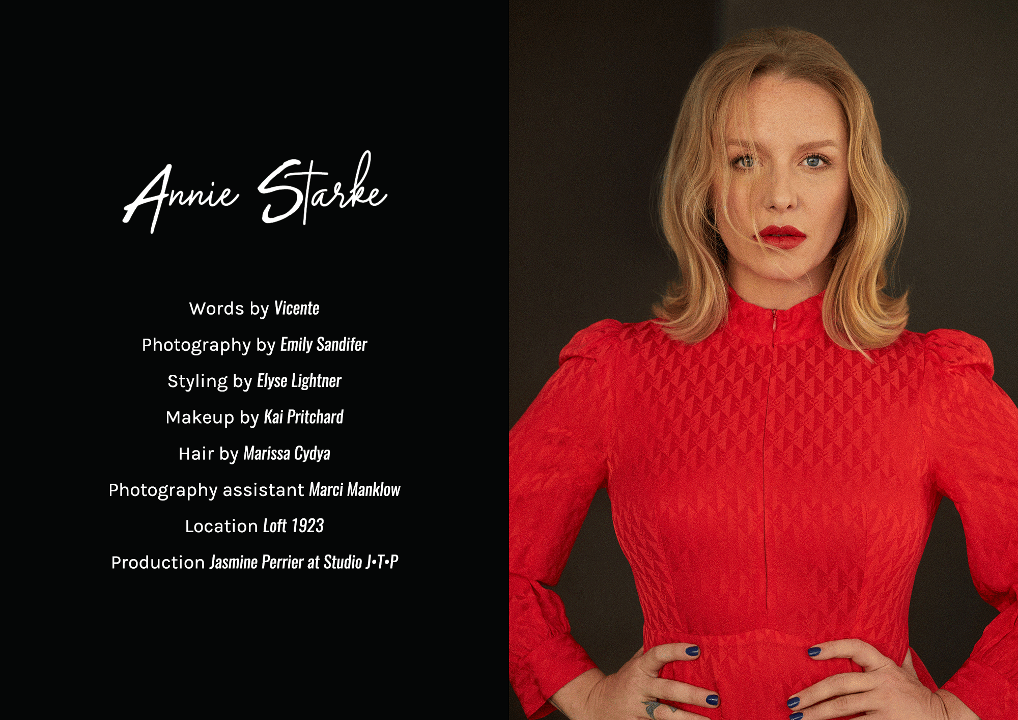 Walking her own way: In conversation with Annie Starke – GRUMPY MAGAZINE